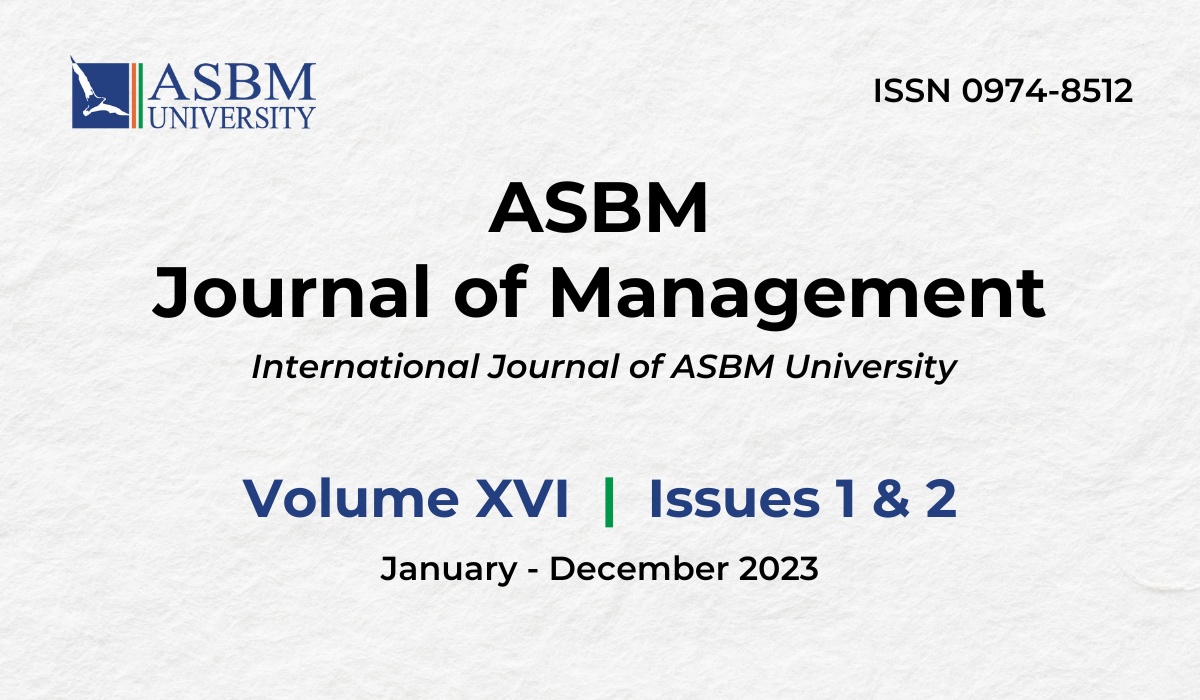 Journals - ASBM Journal of Management